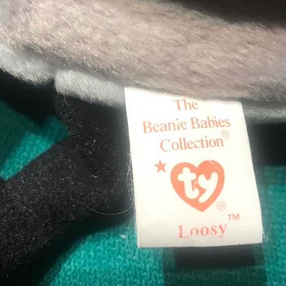 Ty | Toys | Rare Ty Beanie Baby Loosy The Goose With Both Tags In Place ...
